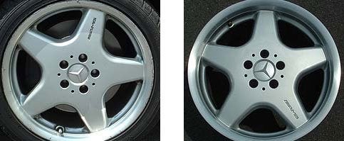 Before and After Wheel Repair Photos by Rim Doctor
