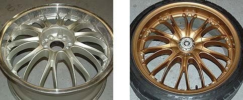 Before and After Wheel Repair Photos by Rim Doctor