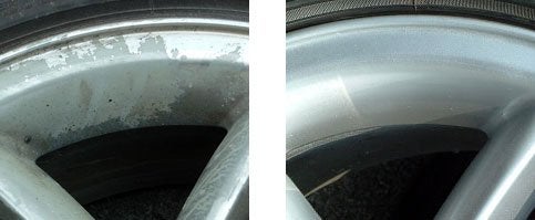 Before and After Wheel Repair Photos by Rim Doctor